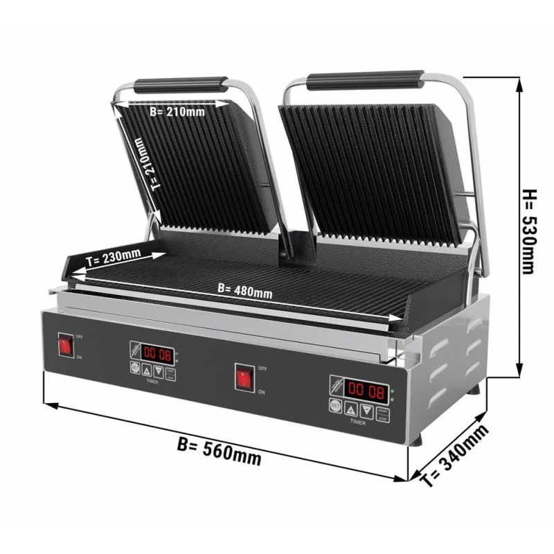 Machine à panini professionnel, Gril à panini professionnel