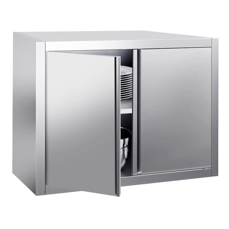 Armoire murale inox, armoire de stockage en inox, étagère murale inox